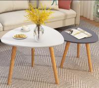China Adjustable Solid Wooden Home Office Furniture Communicate Modern Coffee Tea Table for sale
