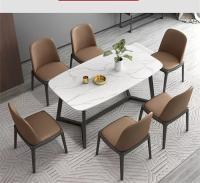 China White Restaurant Faux Marble Dining Table Fast Move 1200*600*450mm for sale