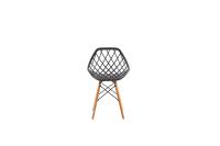 China America Eames Dining Chair Casual Fashion Hollow Plastic Backrest For Meeting for sale
