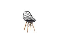 China America Eames Dining Chair Casual Fashion Hollow Plastic Backrest For Meeting for sale