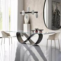 China Luxury Italian Dining Room Furniture Rectangular Counter Height Dining Table for sale