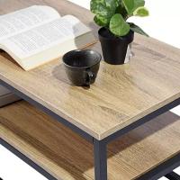 China 2 Shelves Metal Frame Living Room Furniture 120x40x42cm With Storage for sale