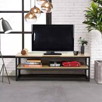 China 2 Shelves Metal Frame Living Room Furniture 120x40x42cm With Storage for sale