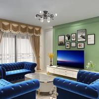 China Metal Frame TV Table Cabinet 1200*700*400mm Tempered Glass TV Unit for sale