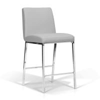 China American Modern Bar Stool Chairs  Leather Velvet With Wooden Counter for sale