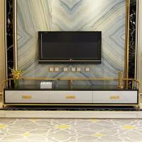 China Nordic Metal Frame TV Cabinet Simple Minimalist Modern TV Stand for sale