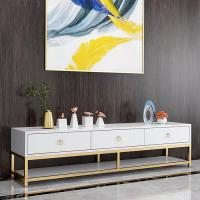 China Nordic Metal Frame TV Cabinet Simple Minimalist Modern TV Stand for sale