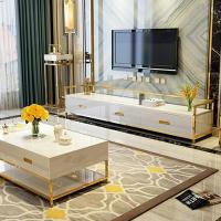 China Nordic Metal Frame TV Cabinet Simple Minimalist Modern TV Stand for sale