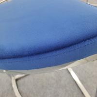 China Modern 20 Square Iron Pipe Home Dining Chair Flannelette Soft 41*41*48cm for sale