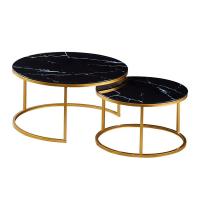 China iso9001 high durability Modern Central Table  Round Marble Coffee Table for sale