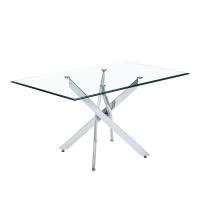 China Environmentally Home Furnishings Industrial Dining Table Set For Families for sale