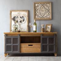 China Farmhouse Living Room Home Furniture 120*60*48cm Solid Wood TV Console Furniture for sale