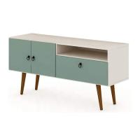 China Simple Vintage Custom TV Cabinet Wooden Console TV Stand Entertainment Center Media for sale