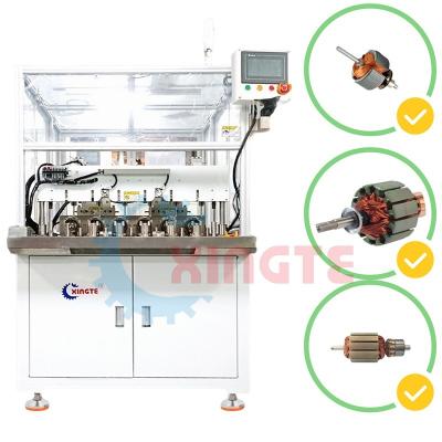 China XINGTE XT-F06D 7kW 6-Station Fully Automatic Armature Winding Machine for 30mm Rotors for sale
