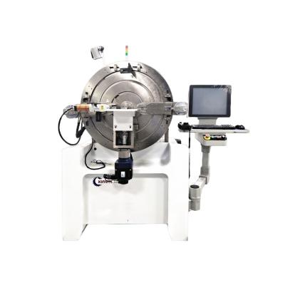 China Touch Screen Flat Wire Winding Machine 8 Spindles Max 80mm Coil Height AC380V for sale