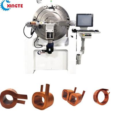 China Automatic Flat Wire Winding Machine 8 Spindles 5.5KW Cast Iron XT-FW001 for sale