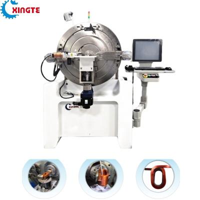 China Automatic Flat Wire Inductor Coil Winding Machine 8 Spindles 5.5KW XT-FW001S for sale