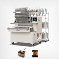 China Fully automatic 12-axis multi-strand winding machine with 0.1~0.8mm wire range and 10000r/min spindle speed for sale