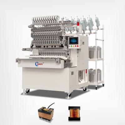 China Fully automatic 12-axis multi-strand winding machine with 0.1~0.8mm wire range and 10000r/min spindle speed for sale