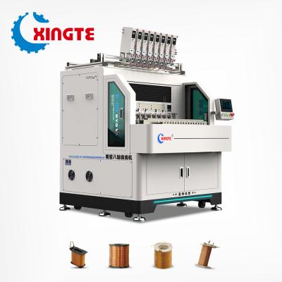 China Precision Eight-Axis Winding Machine with High Precision and 12000rpm for Multi-Layer Coil Winding for sale
