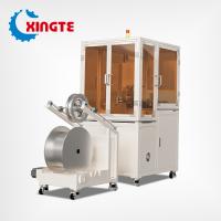 China 3 Axes Flat Wire Winding Machine for Single Coil with Max 3mm×12mm Wire and 25-100mm Outer Diameter for sale