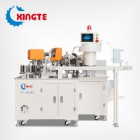 China Fully automatic skeleton sound membrane combination winding machine with 1200-1800 Pcs/h output, 6-station rotary wire cutting, and 99% yield rate for sale