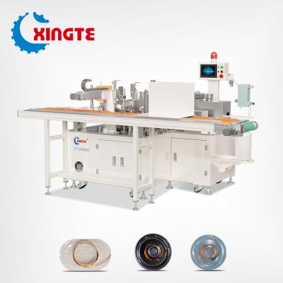 China Fully Automatic Sound Membrane Marking Machine with 1400 Pcs/h Output, ＞98% Yield Rate and UV Glue Marking for Voice Coil-Diaphragm Assembly for sale