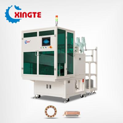 China Block type six-axis winding machine with 6 stations 6000 rpm and ±0.02 mm positioning accuracy for segmented motors for sale