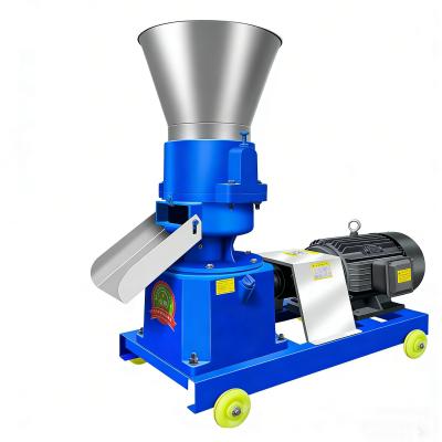 China Stainless Steel Poultry Feed Pellet Machine 200kg/H Electric Farm Pellet Mill for sale