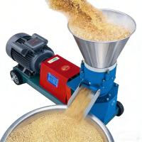 China Stainless Steel Poultry Feed Pellet Machine 200kg/H Electric Farm Pellet Mill for sale