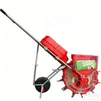 China Manual Seeder Hand-Push Planter with Adjustable Depth and Precision Sowing for Multi-Seed Compatibility for sale