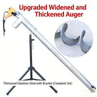 China Stainless Steel Grain Conveyor Dustproof Vertical Auger Conveyor For Storage for sale