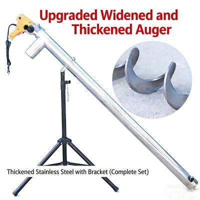 China Stainless Steel Grain Conveyor Dustproof Vertical Auger Conveyor For Storage for sale