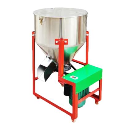 China Industrial Grain Mixer 300-500kg/h Stainless Steel Vertical Animal Feed Blender High Capacity for sale