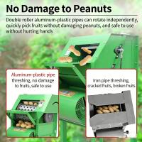 China Automatic Peanut Picker: Dual-Stage Cleaning High-Strength Iron Construction for sale