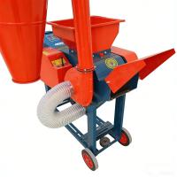 China 2 in 1 Chaff Cutter Grass Shredder Machine 1-2.8t/H Feed Capacity 220V 380V for sale