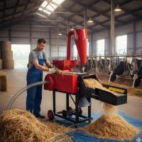 China Self Priming Straw Chopper Shredder Suction Forage Grinder Heavy Duty Residue Processor for sale