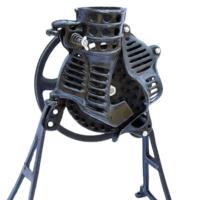 China Solid Cast Iron Manual Corn Sheller Machine 39x27x13 cm Portable Maize Kernel Separator for Farm for sale