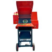 China Alloy Steel Forage Shredder Kneader 1 ton per Hour Grass Cutting Machine 220V 380V for sale