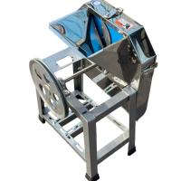 China Steel Agricultural Slicer Shredder Forage Chopper 500 kg/h 220V Farm Feed Machine for sale