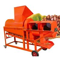 China Wear Resistant Chestnut Shelling Machine 800-1000kg/h Nut Cracker Grain Processor for sale