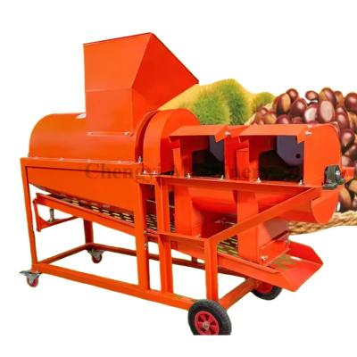 China Wear Resistant Chestnut Shelling Machine 800-1000kg/h Nut Cracker Grain Processor for sale
