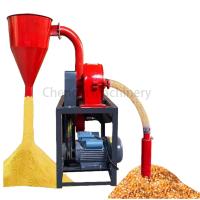 China Self-priming Crusher Grinder 250-700kg/h Stainless Steel Automatic Feed Grain Mill 4kw for sale