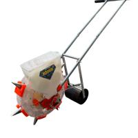China Stainless Steel Manual Seeder Machine 7kg Seed Box Precision Hand Planter for sale