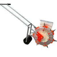 China ABS Steel Manual Seeder Machine Rust Resistant Hand Operated Seed Planter for sale