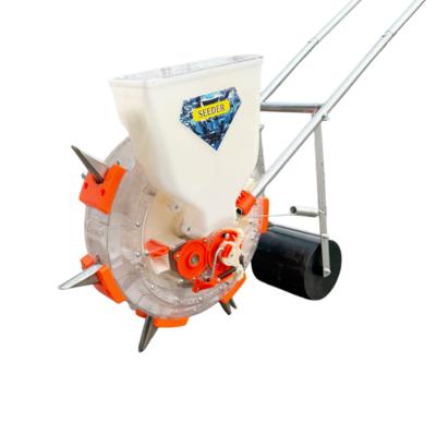 China Alloy Steel Manual Seeder Machine 7kg Seed Box Precision Hand Planter for sale