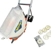 China Manual Seeder Machine Hand Push Sower Efficient Seed Planter For Farm Planting for sale