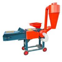 China Stainless Steel Forage Chopper Crusher 3KW 220V/380V Grass Cutting and Silk Kneading Machine for sale