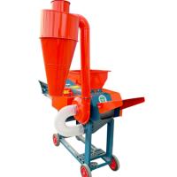 China Stainless Steel Self Priming Forage Processor 1-2.8 tons/hour Grass Cutting Silk Kneading Machine for sale