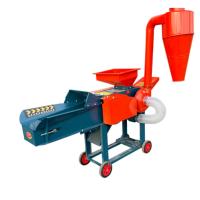 China Electric Grass Cutting Silk Kneading Machine 1-9t/h Cattle Feed Processing for sale